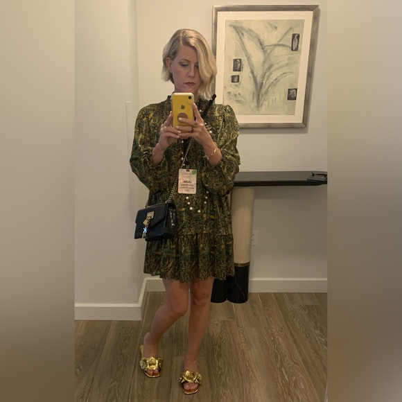 Zara | Dresses | Zara Paisley Pattern Ruffle Dress | Poshmark